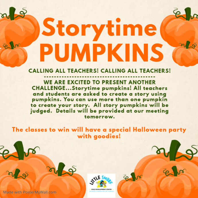 Halloween Pumpkin Recycle Post Template | PosterMyWall