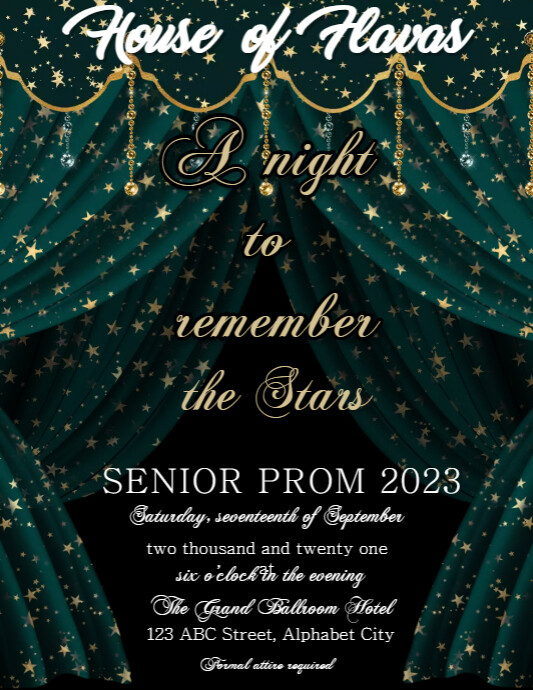 Prom Night Invitation | PosterMyWall