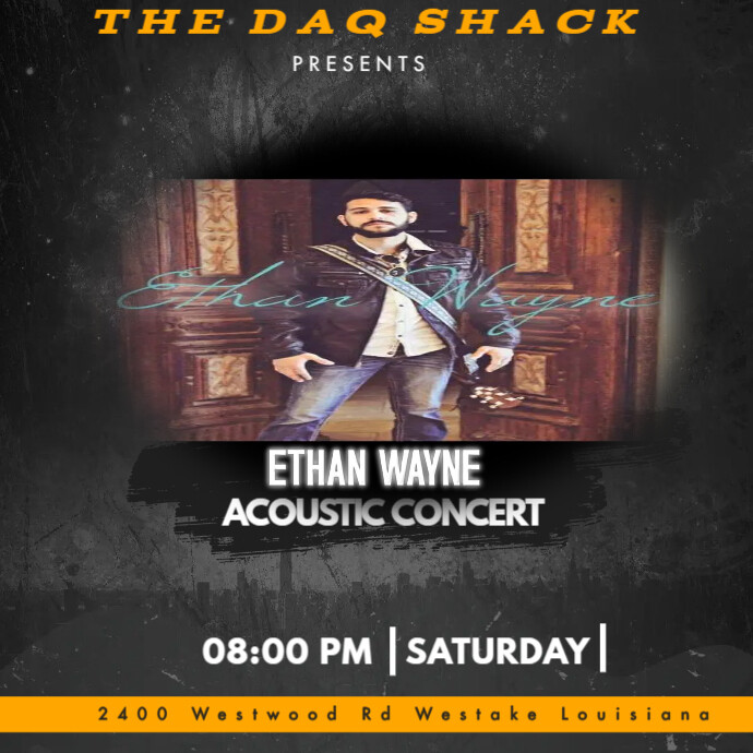 Unplugged Local Concert Advert | PosterMyWall