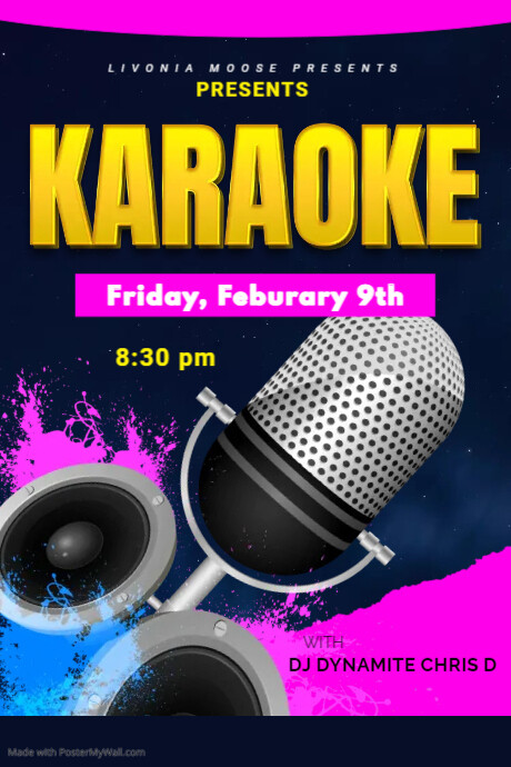 Karaoke | PosterMyWall