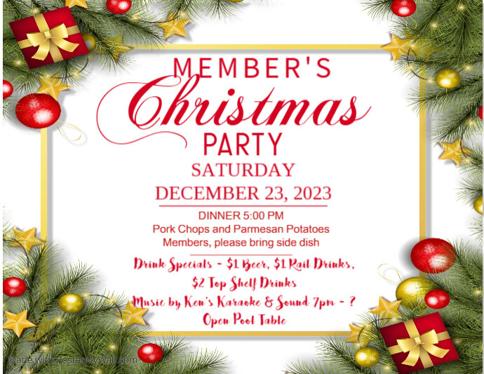 Christmas party 2023 tv | PosterMyWall