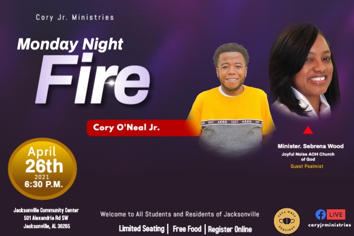 Monday Night Fire Flyer | PosterMyWall