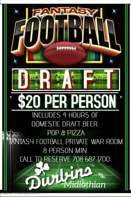 Copy of Copy of Fantasy Football | PosterMyWall