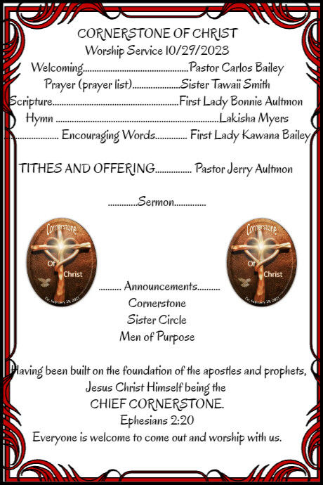 Copy of Copy of Event Program Template Final 1 | PosterMyWall