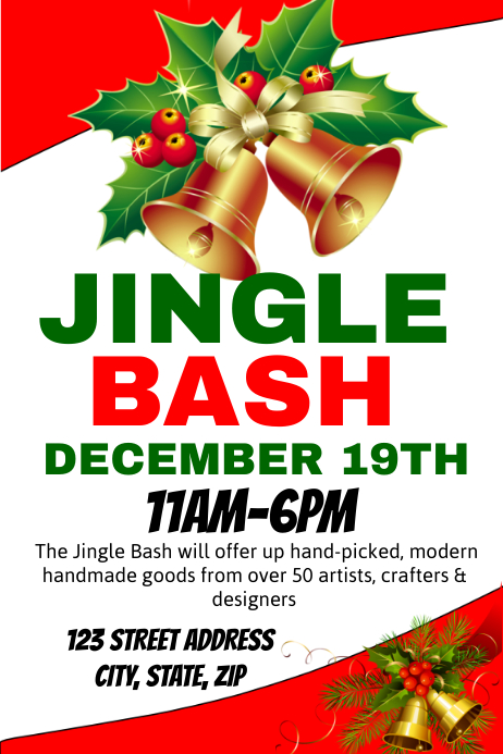 Jingle Bash Event Template | PosterMyWall