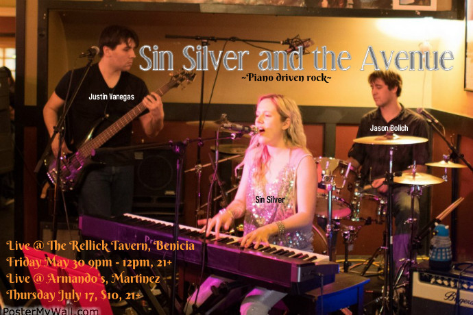 sin silver and the avenue | PosterMyWall