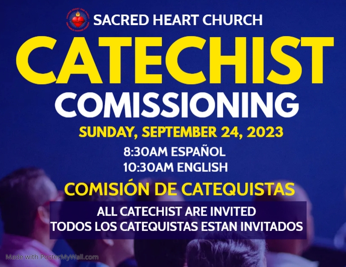 2023 Catechist Comissioning Eng | PosterMyWall