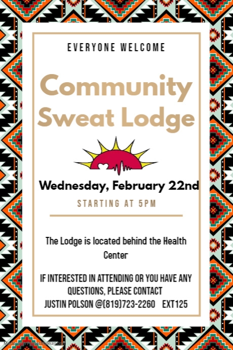 Copy of Sweat Lodge | PosterMyWall