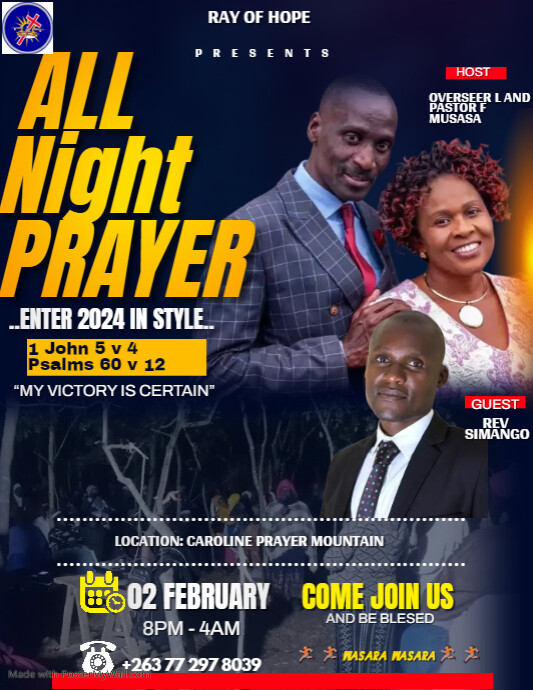 all night prayer | PosterMyWall