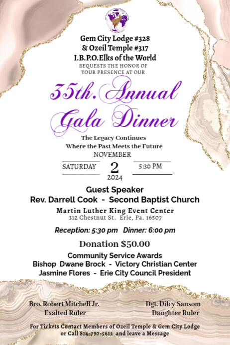 Gala Invitation Template | PosterMyWall