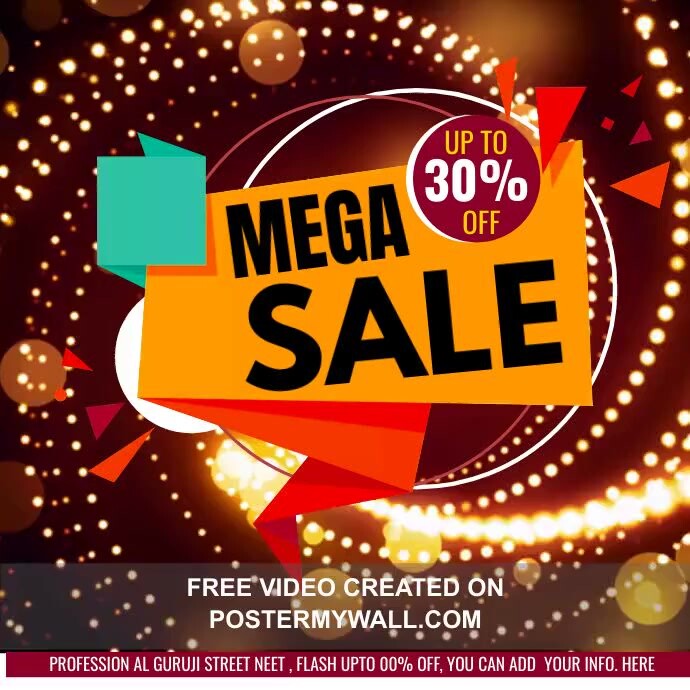 mega sale | PosterMyWall
