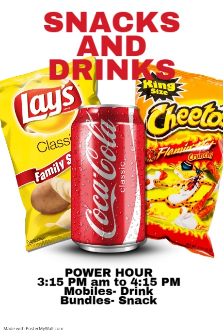 Snack Shop Poster Template | PosterMyWall