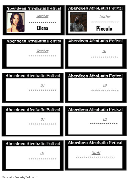 Nurses Name Tags (3) | PosterMyWall