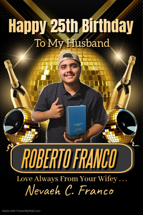 Roberto 24th BDay | PosterMyWall