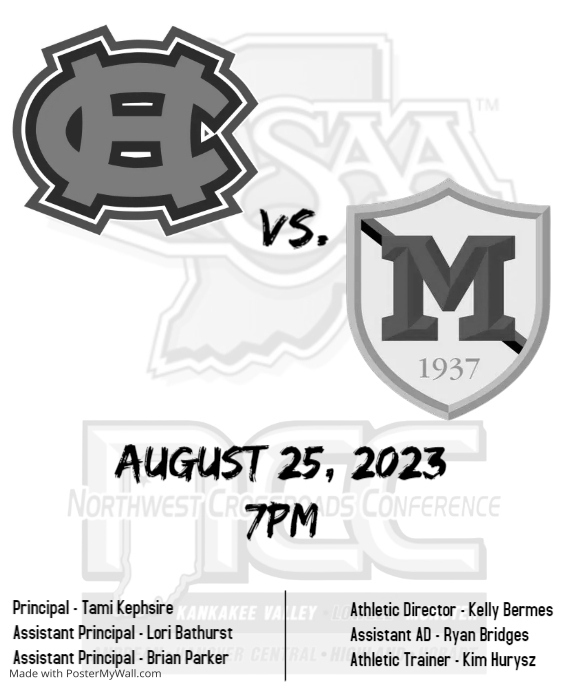 8/25/23 Morton Game | PosterMyWall