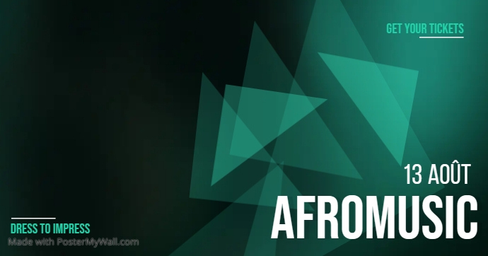 AFROMUSIC DJ facebook shared image | PosterMyWall
