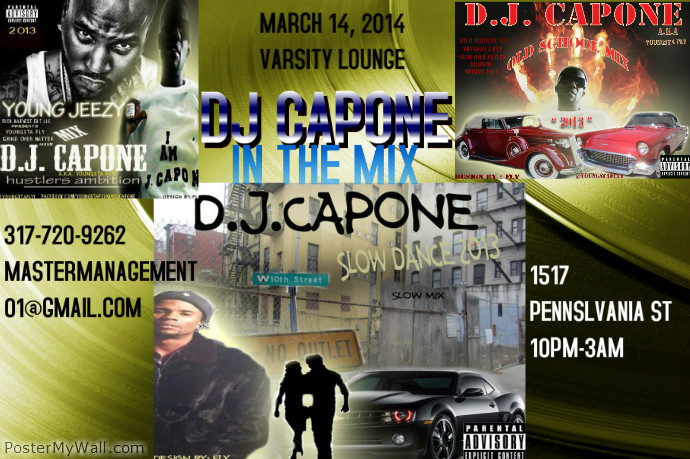 DJ CAPONE | PosterMyWall