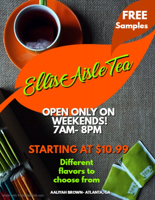 Copy of Tea Party Fundraiser | PosterMyWall