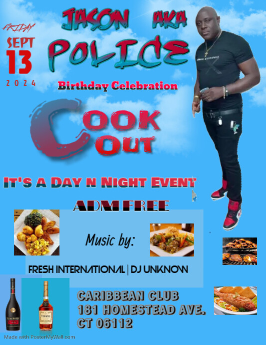 Police Cookout | PosterMyWall