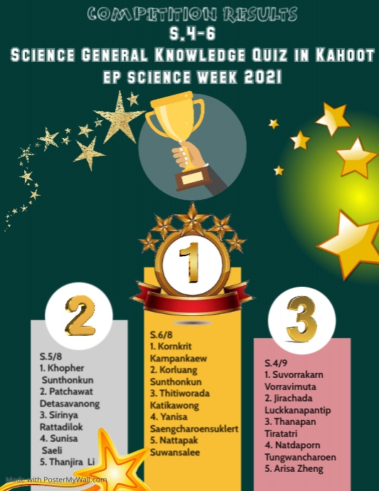 S.2 Competition for Science Week | PosterMyWall