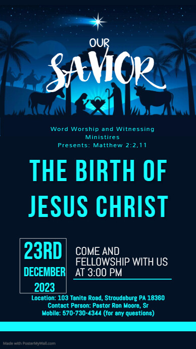 Copy of Christmas nativity,merry christmas,event | PosterMyWall