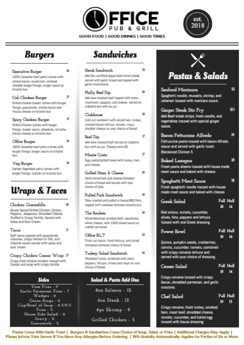 All Day Menu | PosterMyWall