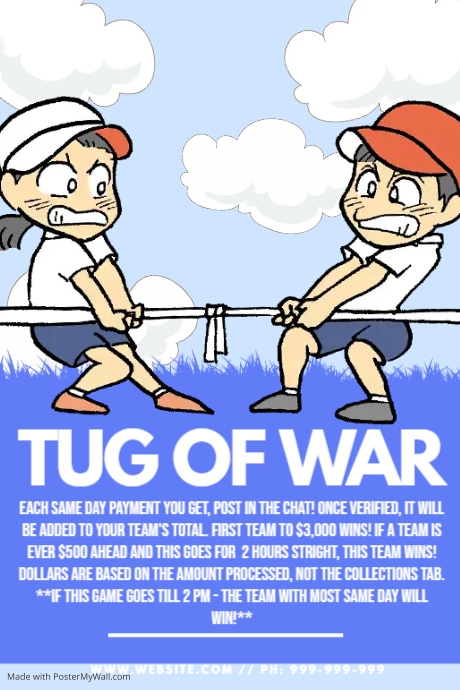 Copy of Tug Of War Poster | PosterMyWall