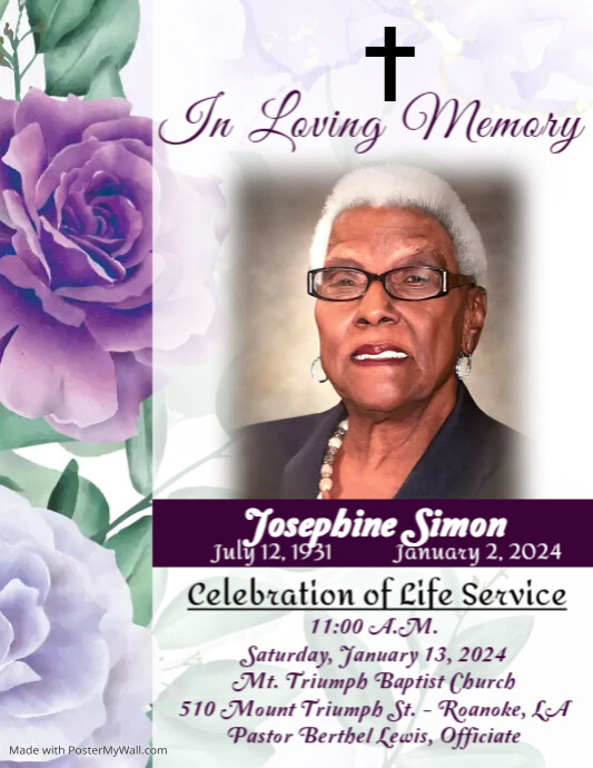 Josephine Simon | PosterMyWall