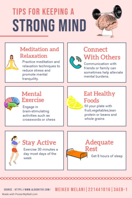 Ways to Stay Healthy and Fit Infographic | PosterMyWall