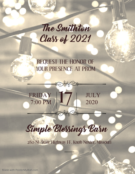 Prom Invitation | PosterMyWall