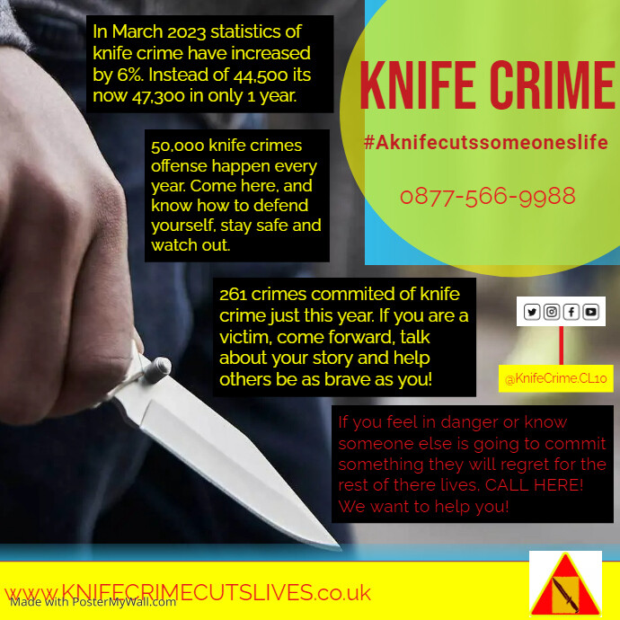 knife crime | PosterMyWall