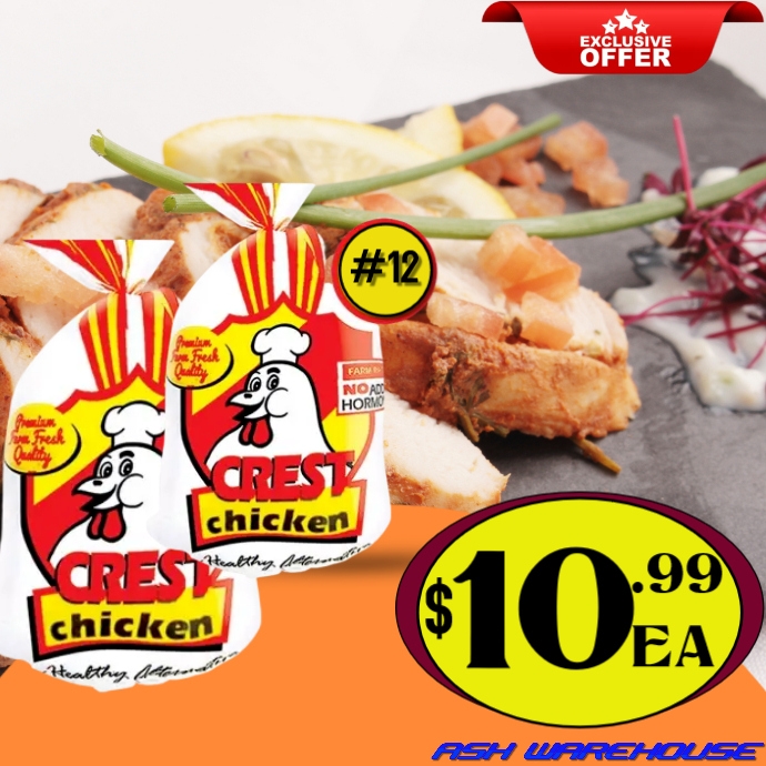 Copy of CREST CHICKEN #14 ASH A&D | PosterMyWall