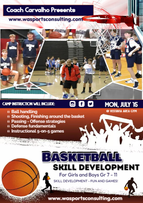 basketball summer camp | PosterMyWall