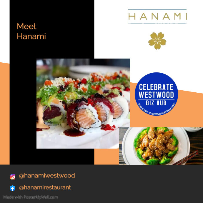 Hanami Restaurant at Westwood | PosterMyWall
