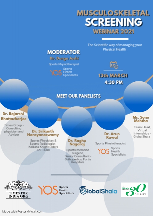 Copy of Musculoskeletal Screening | PosterMyWall