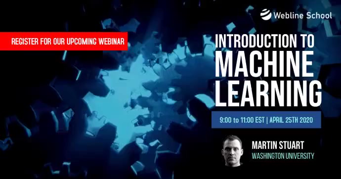 Live Webinar Machine Learning Programming Ad | PosterMyWall