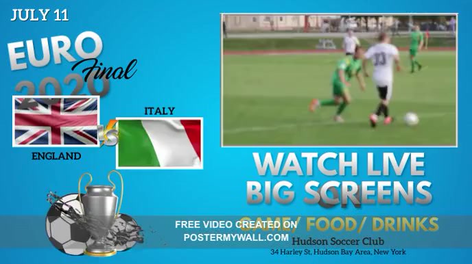 Euro 2020, Final | PosterMyWall
