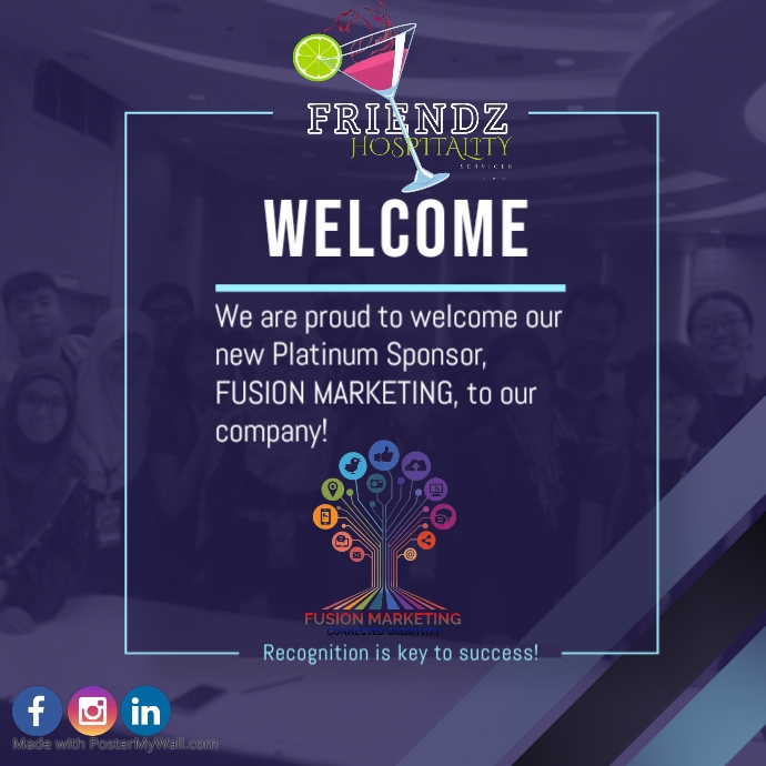 Event Sponsor Announcement Template | PosterMyWall