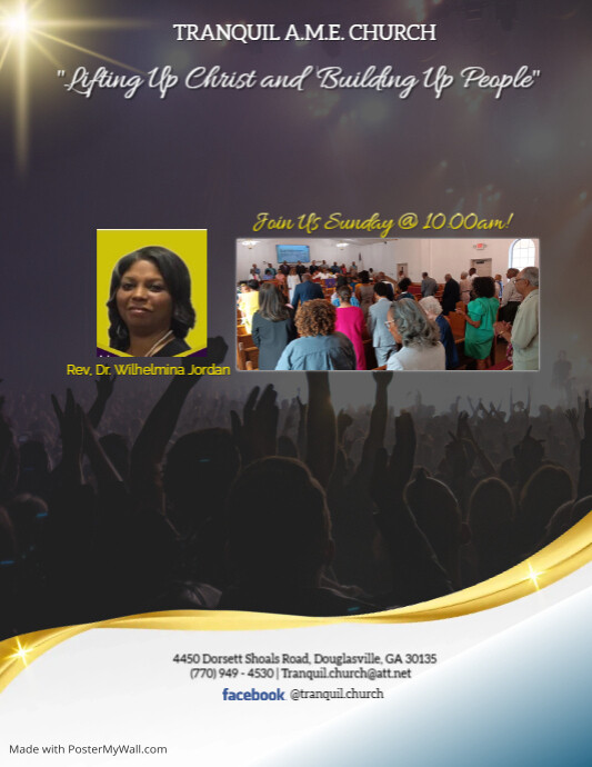 Copy of Church Anniversary Flyer | PosterMyWall