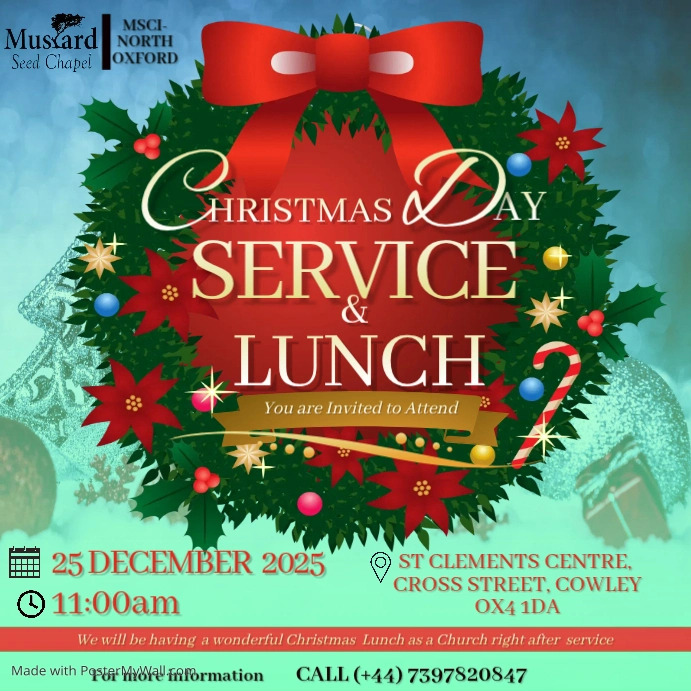 Copy of Christmas day Service 23 | PosterMyWall