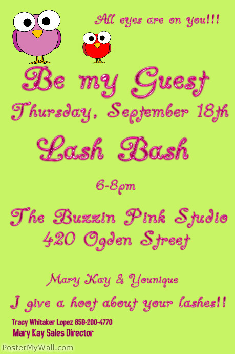 Copy of The Lash Bash | PosterMyWall