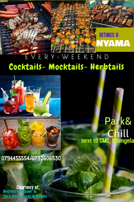 Copy of Mojito Cocktails Poster Template | PosterMyWall