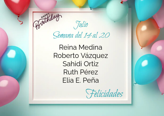 Colorful Birthday Card Template | PosterMyWall