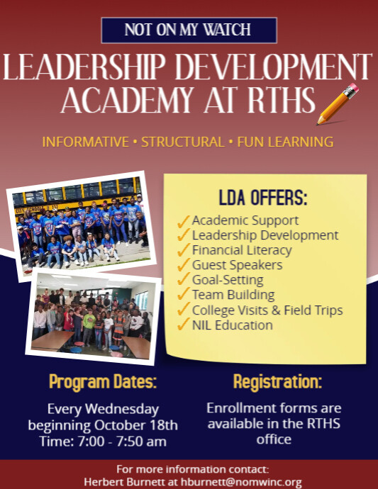 LDA Flyer RTHS | PosterMyWall