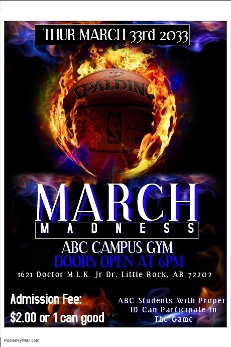 Copy of Copy of March Madness | PosterMyWall