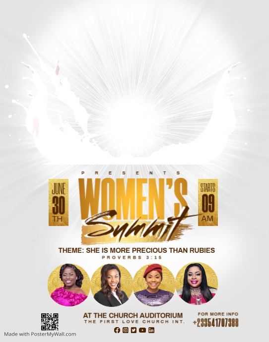 Women Conference Flyer Template | PosterMyWall