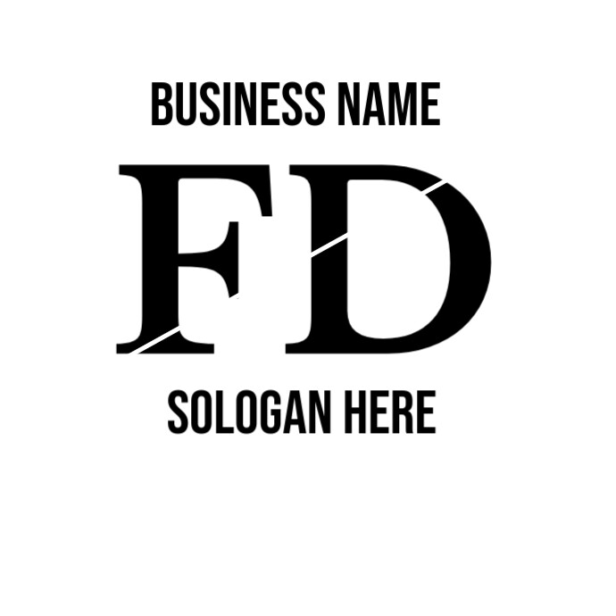 Modèle FD logo template | PosterMyWall
