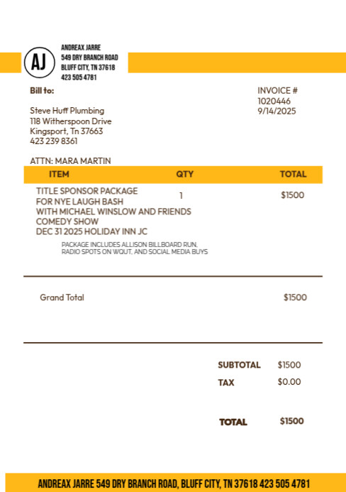 Invoice design template | PosterMyWall