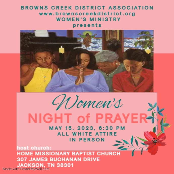 Copy of Womens Night of Prayer Flyer | PosterMyWall