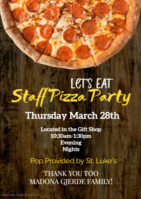 Template Pizza Party (1) | PosterMyWall